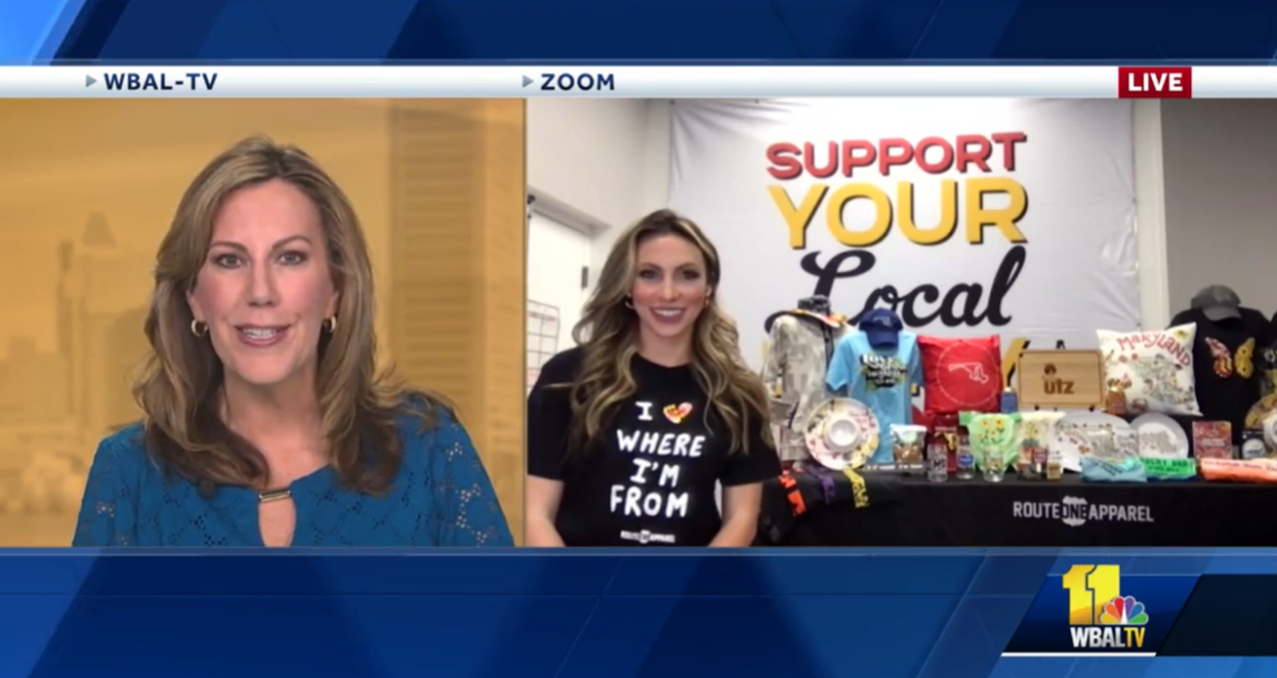 Route One Apparel on WBAL-TV Weekend Morning News – Devaney & Associates
